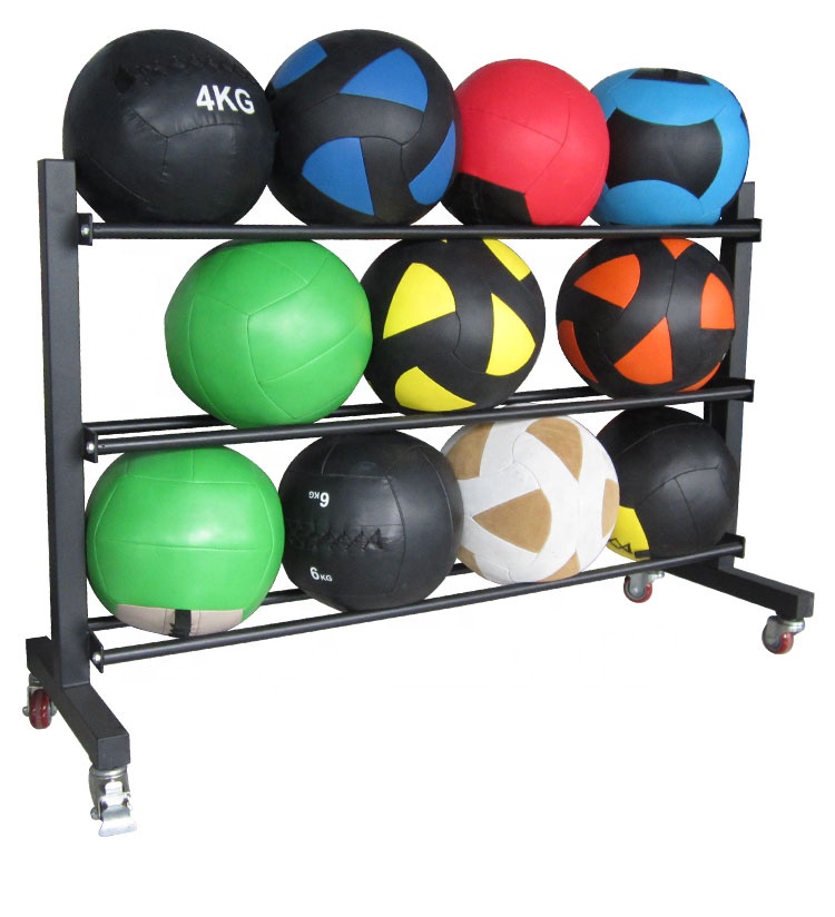 Athletics. OK PRO 3-TIER MEDICINE BALL RACK